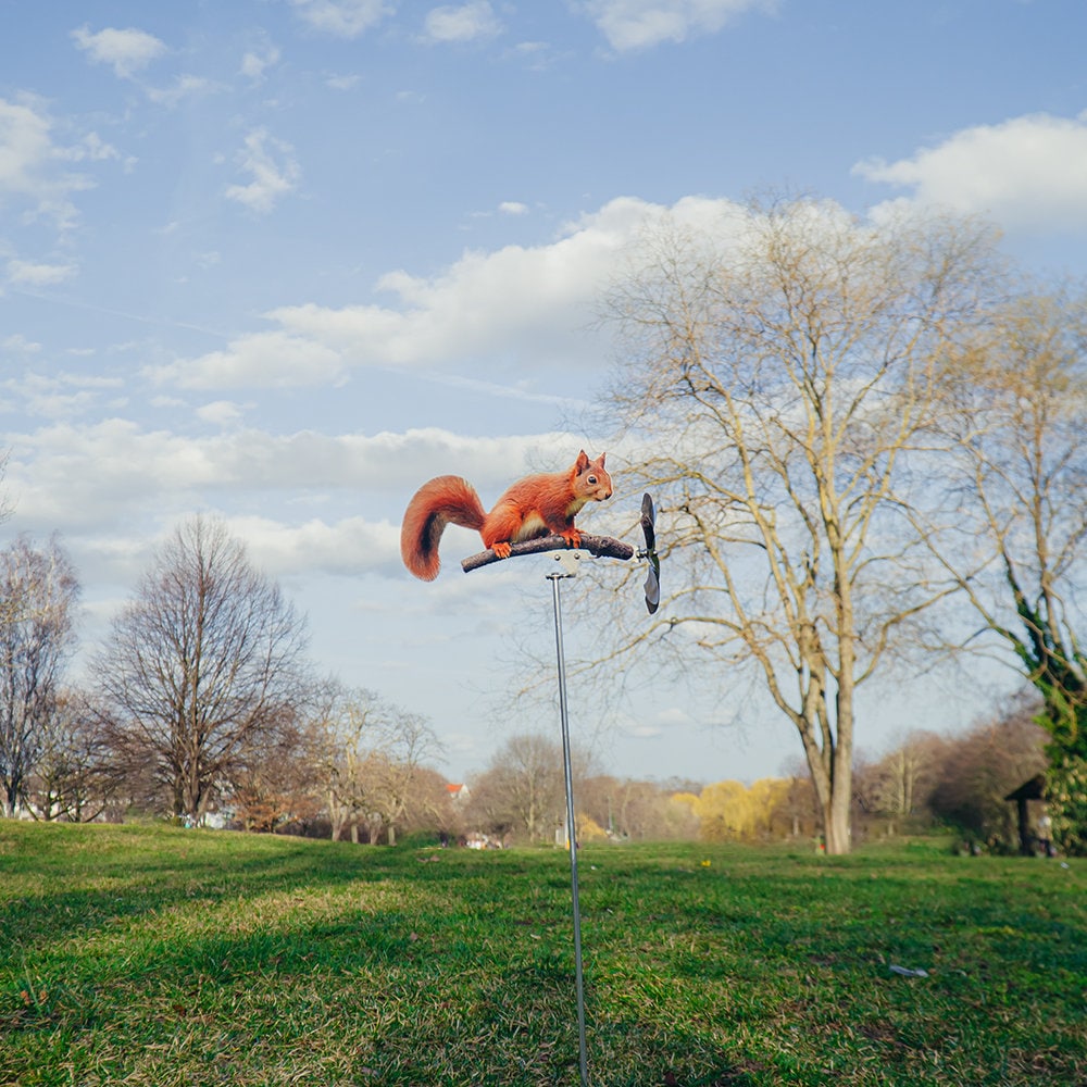 Squirrel as Garden Propeller Decoration - Etsy