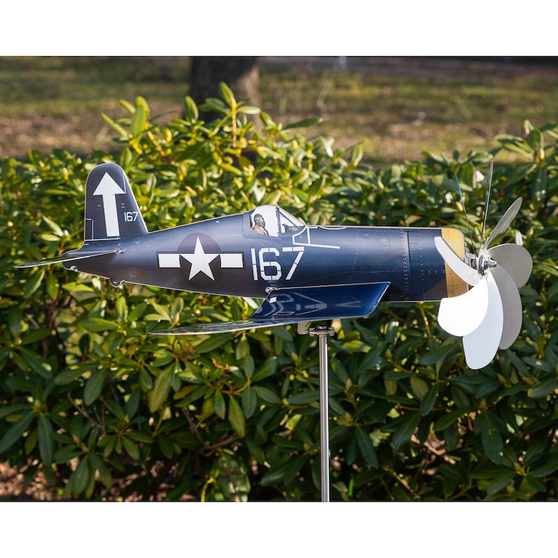 80 Cm (XL) Corsair F4U-1D Windmill Aircraft Garden Decoration ...