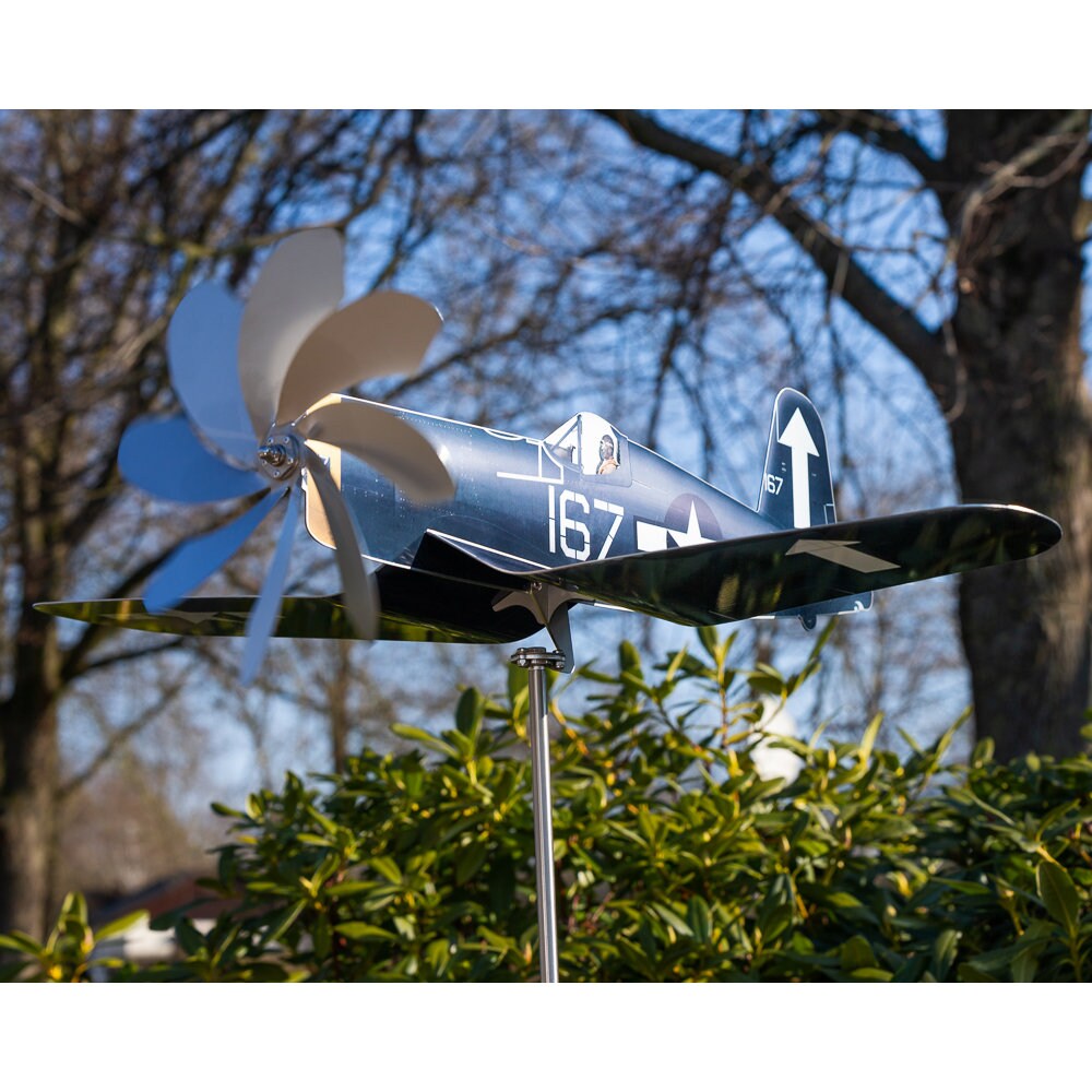 80 Cm (XL) Corsair F4U-1D Windmill Aircraft Garden Decoration ...