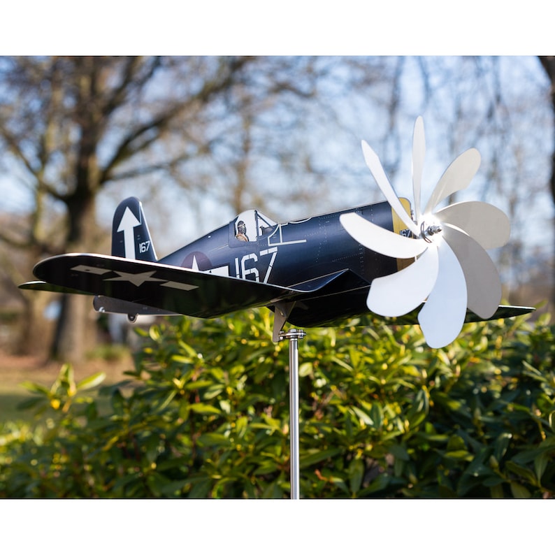 80 Cm (XL) Corsair F4U-1D Windmill Aircraft Garden Decoration ...