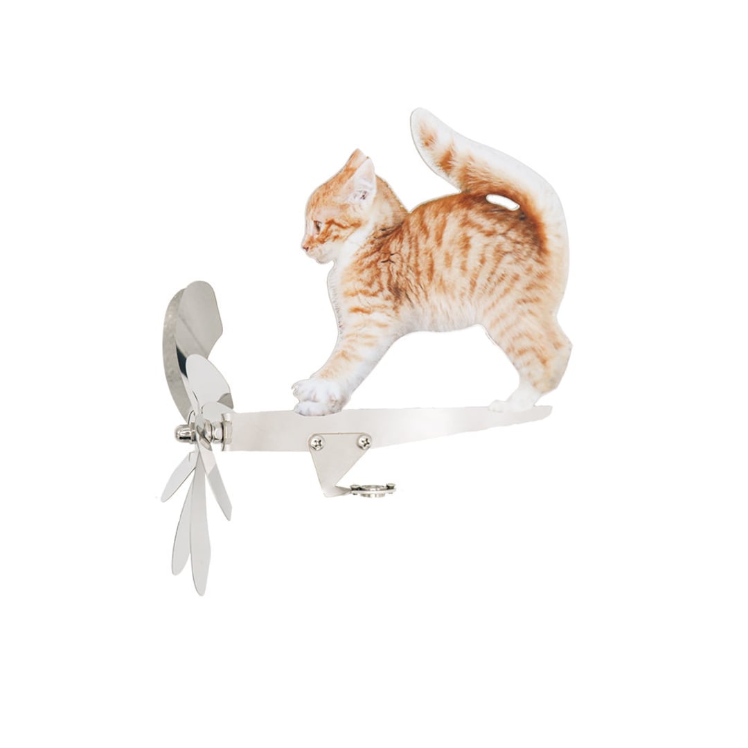 Cat With Propeller as Wind Spinner to Decorate Your Garden - Etsy