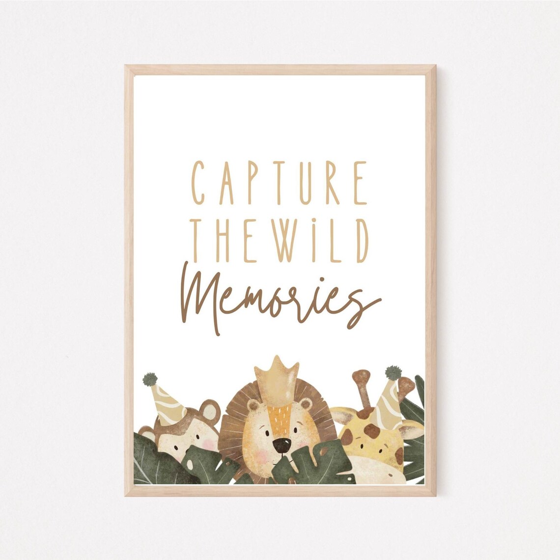 Editable WILD ONE Birthday Table Signs / Wild One Decoration, Safari ...