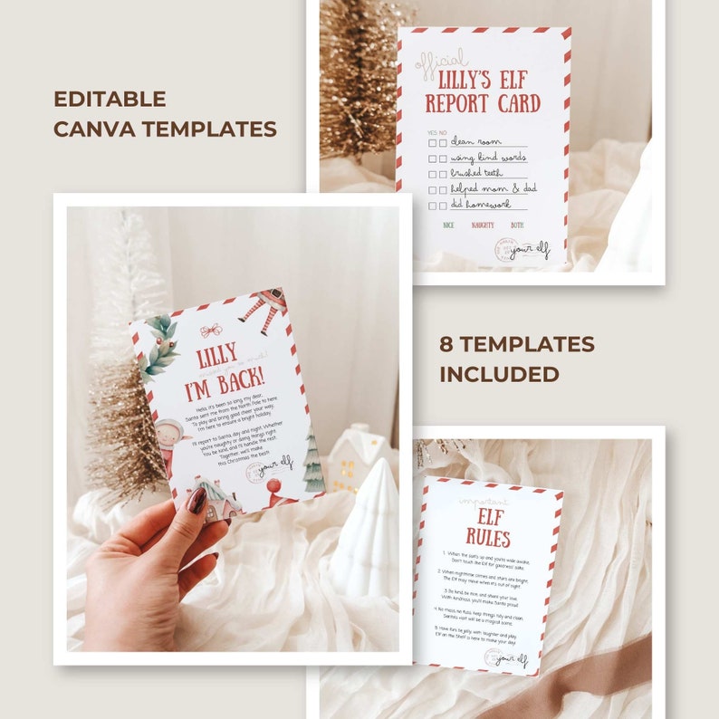 Elf Letter, Elf Welcome Letter, Elf Arrival Letter, Elf Goodbye Letter ...