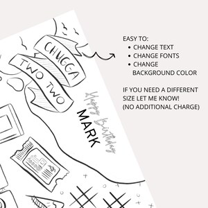 Train Birthday Decorations, Train Placemat & Coloring Page, Chugga ...