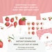 Gingham Berry First Birthday Party Package: Editable Invitation (canva ...