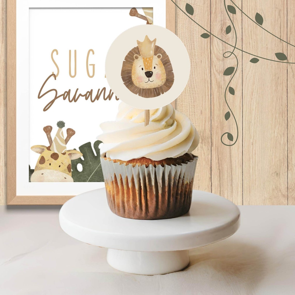 Editable WILD ONE Birthday Table Signs / Wild One Decoration, Safari ...