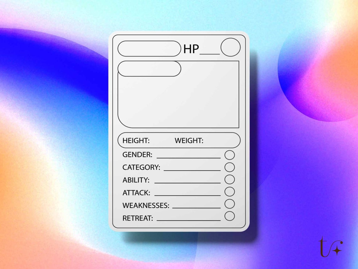 Custom Pokemon Cards, Create Your Own Pokemon Minis, Pokemon Birthday ...