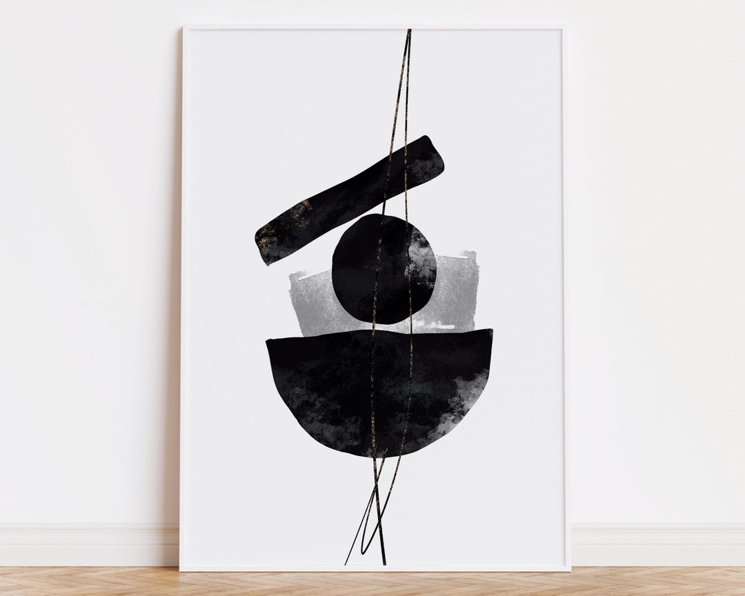 Black and White Minimalist Poster Digital Download High Definition ...