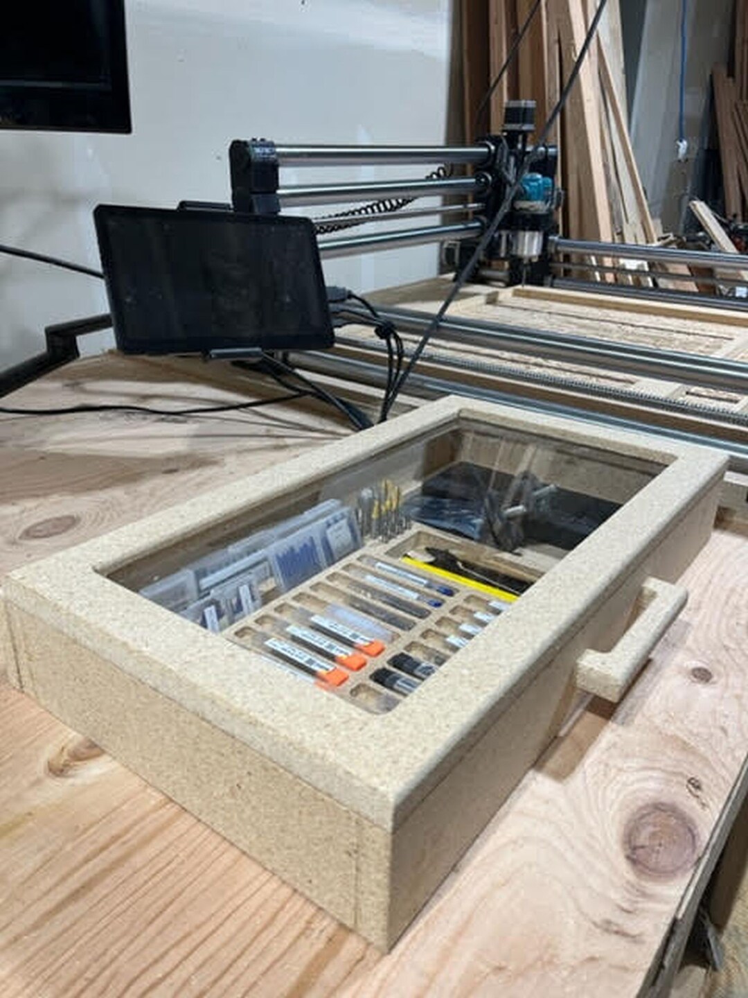 CNC Bit Tray/storage and Enclosure - Etsy