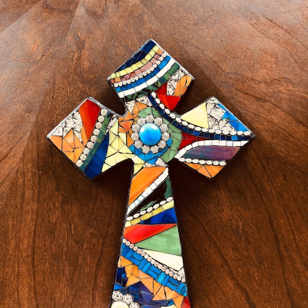 Mosaic Cross - Etsy