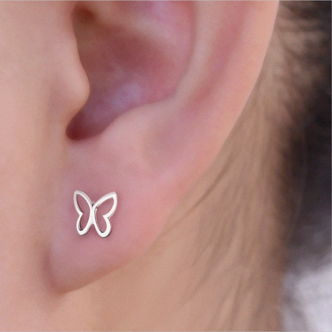 Butterfly earrings men store