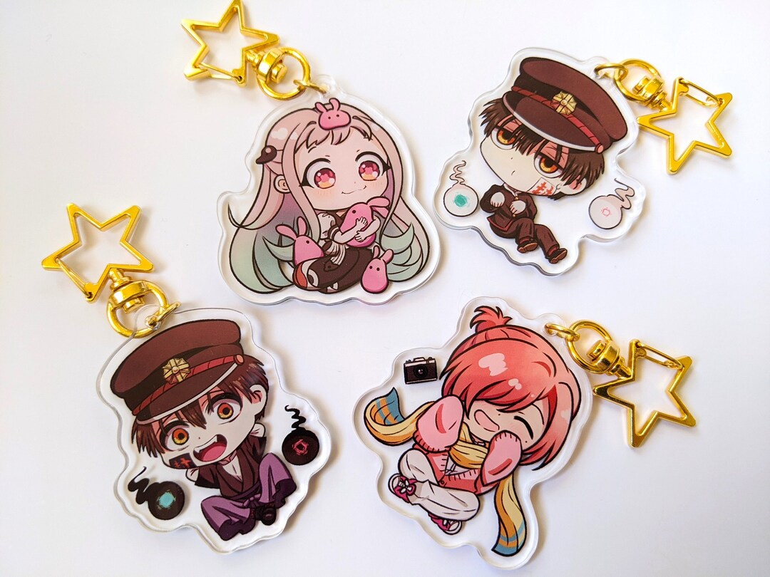 Toilet Bound Hanako Kun Keychain | TBHK Charm | Cute Chibi Anime Gift ...