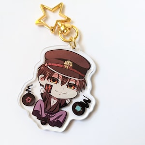 Toilet Bound Hanako Kun Keychain | TBHK Charm | Cute Chibi Anime Gift ...