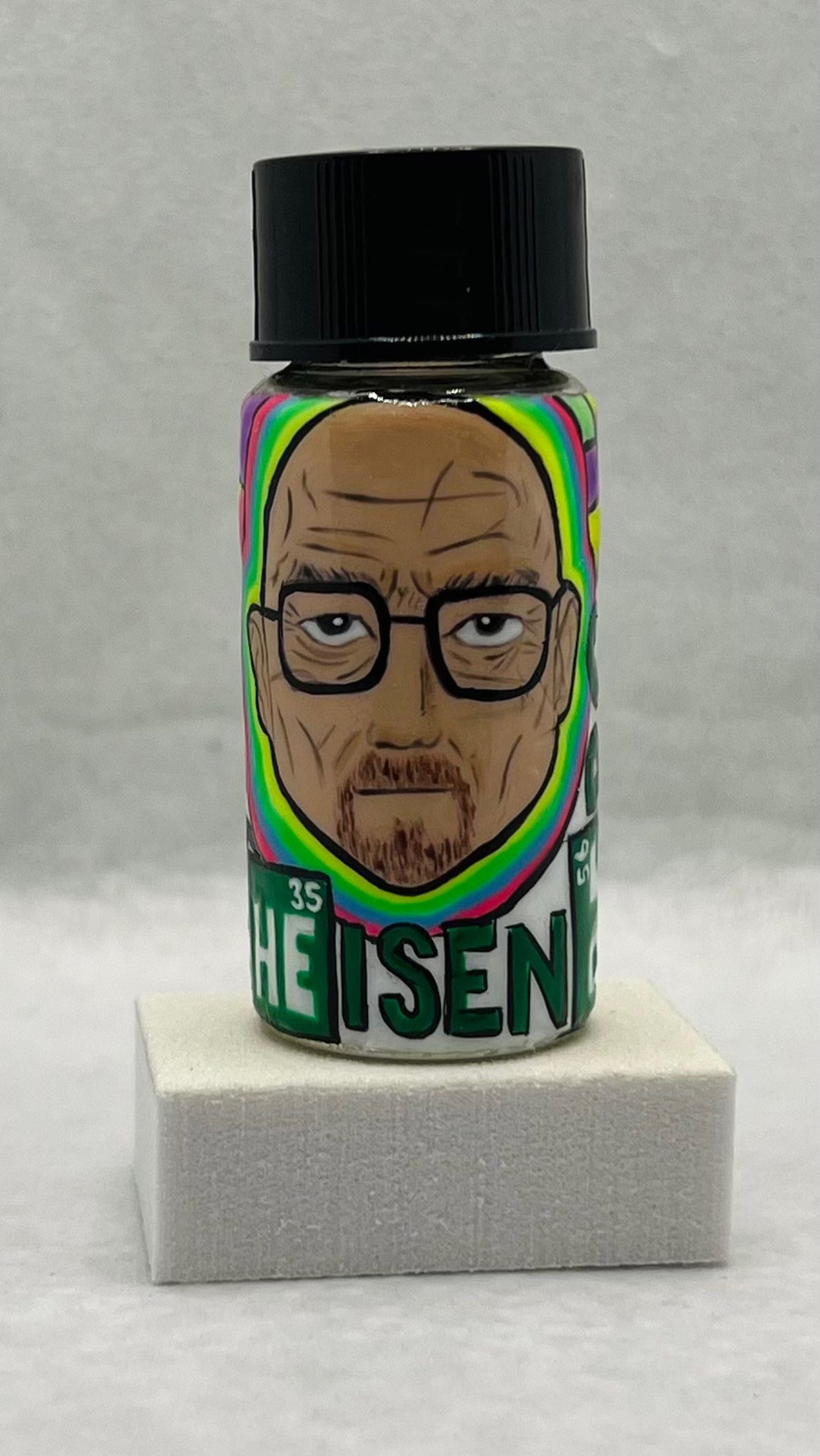Breaking Bad Custom Storage Vial 10ML Black Cap - Etsy