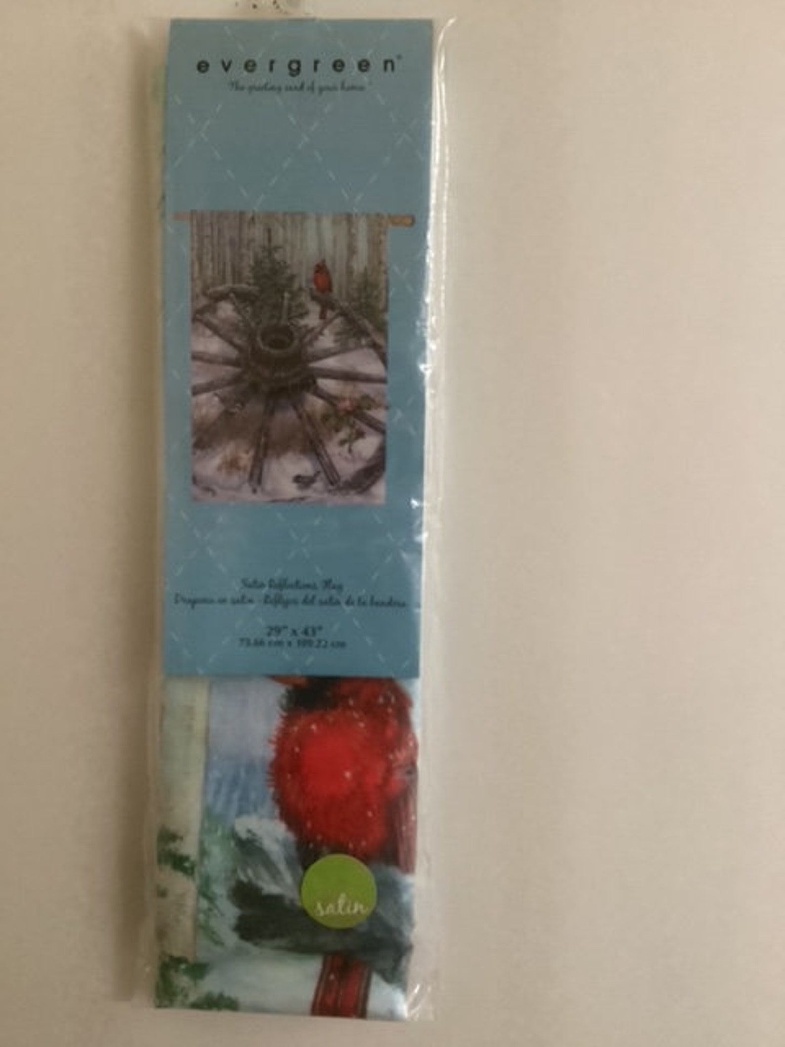 House Flag Cardinal Bird on an Old Wagon Wheel Yard Garden Flag Donna ...