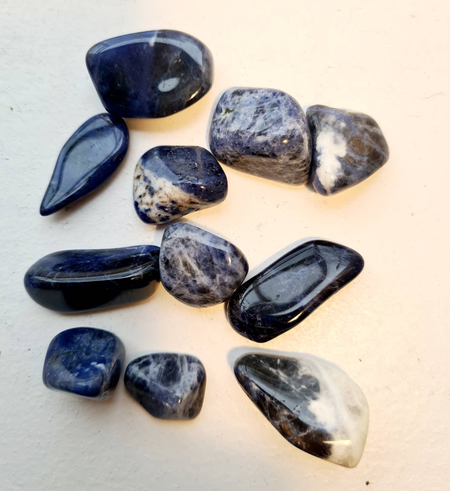 Sodalite Tumble Stone Crystals Chakra Crystals Reiki - Etsy