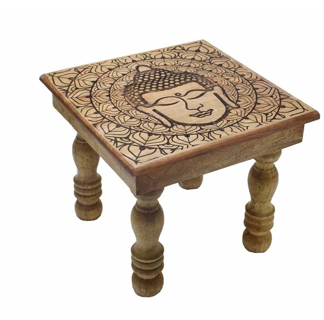 Buddha Head Altar Table - Altar Table - Home Shrine - Buddha Temple ...