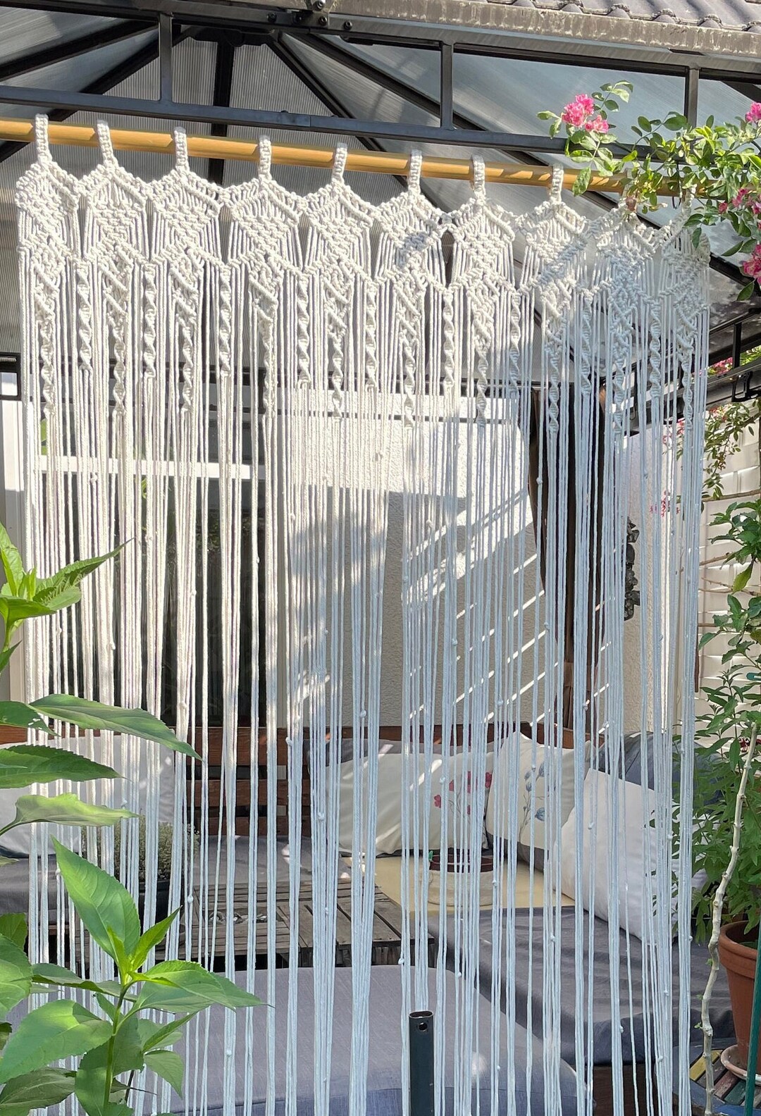 Fly and Mosquito Repellent in a Pretty Macrame String Curtain - Etsy