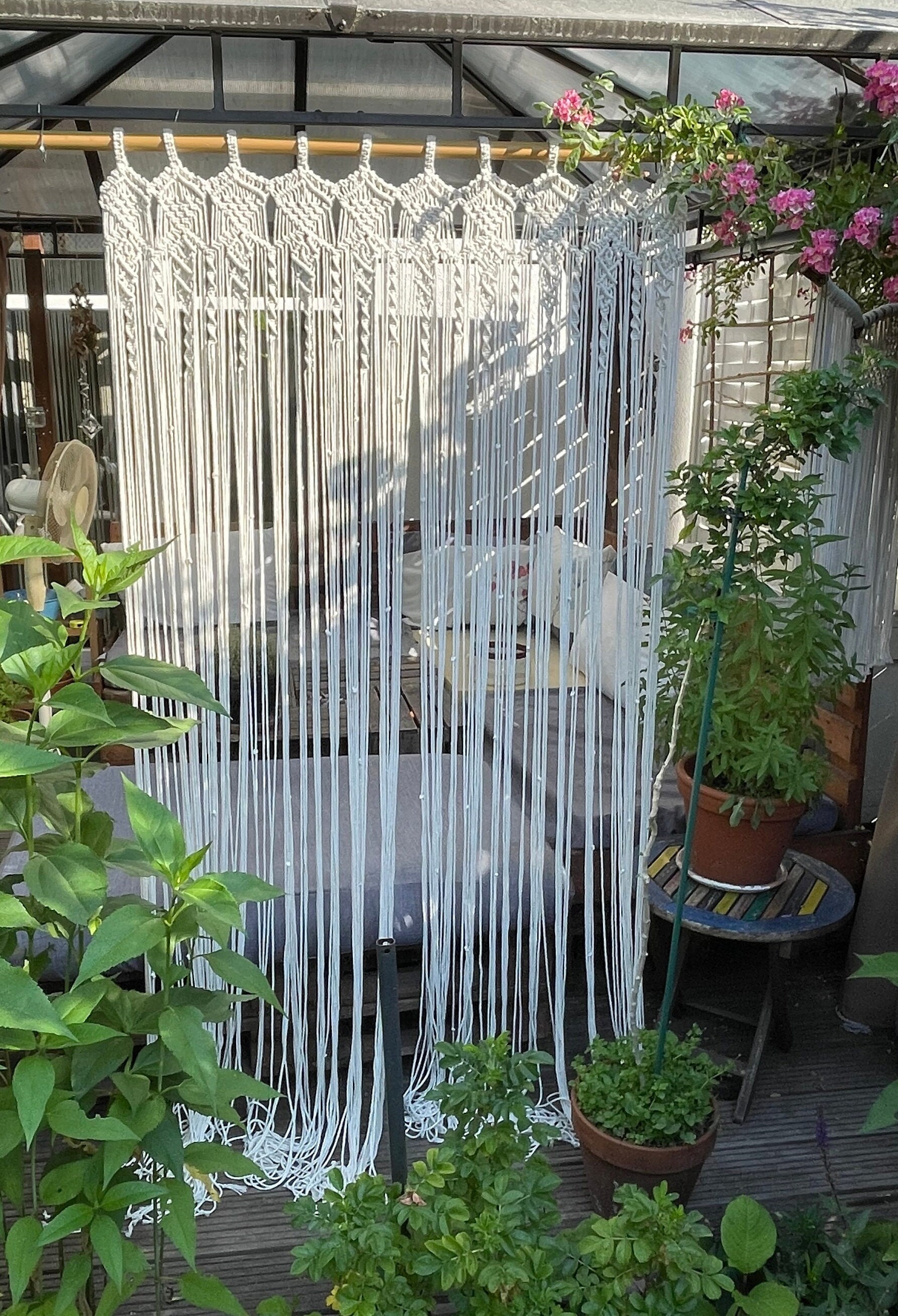 Fly and Mosquito Repellent in a Pretty Macrame String Curtain - Etsy