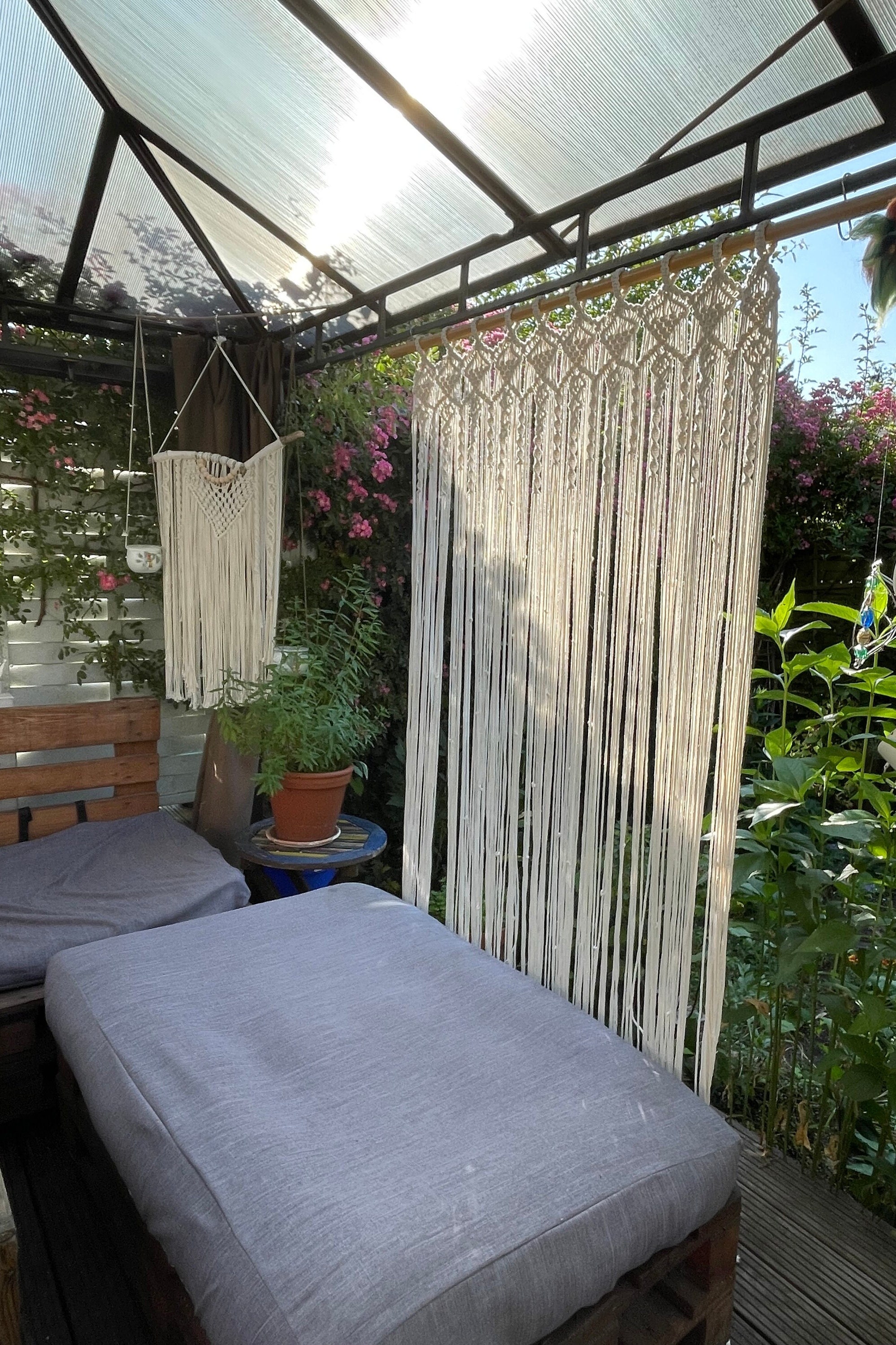 Fly and Mosquito Repellent in a Pretty Macrame String Curtain - Etsy