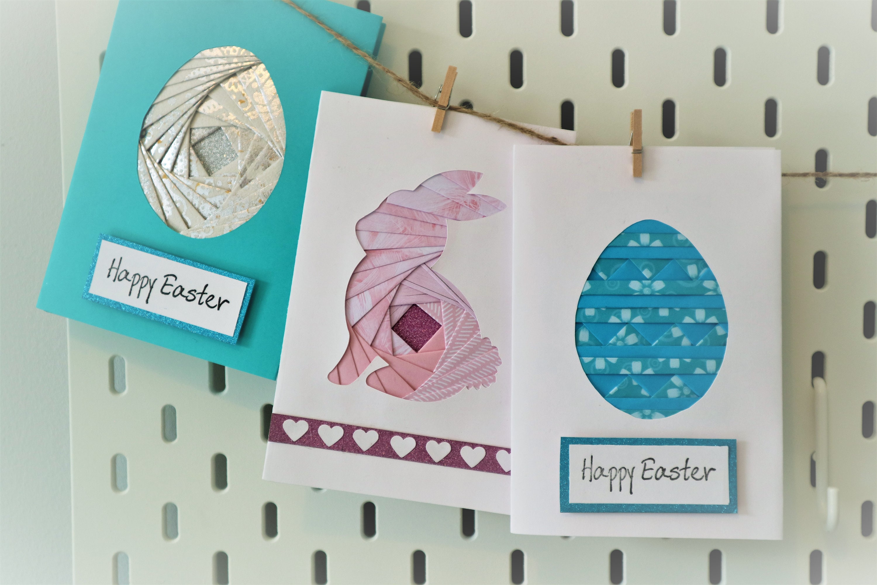 Easter Iris Folding Patterns | PDF Download | Bunny, Easter Egg X 2 ...