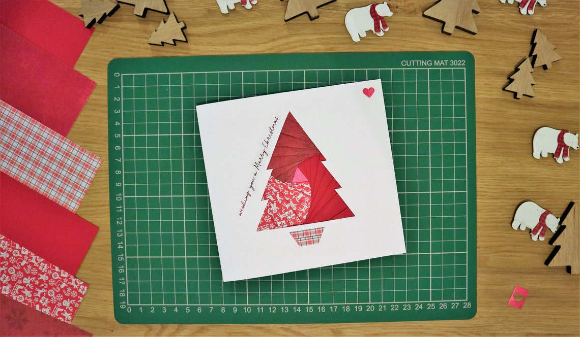 Christmas Tree Iris Folding Pattern | PDF Download | Iris Folding ...