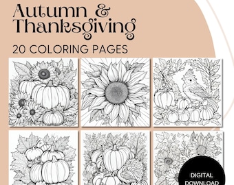 Fall Coloring Pages Autumn Coloring Pages Autumn Coloring Book ...