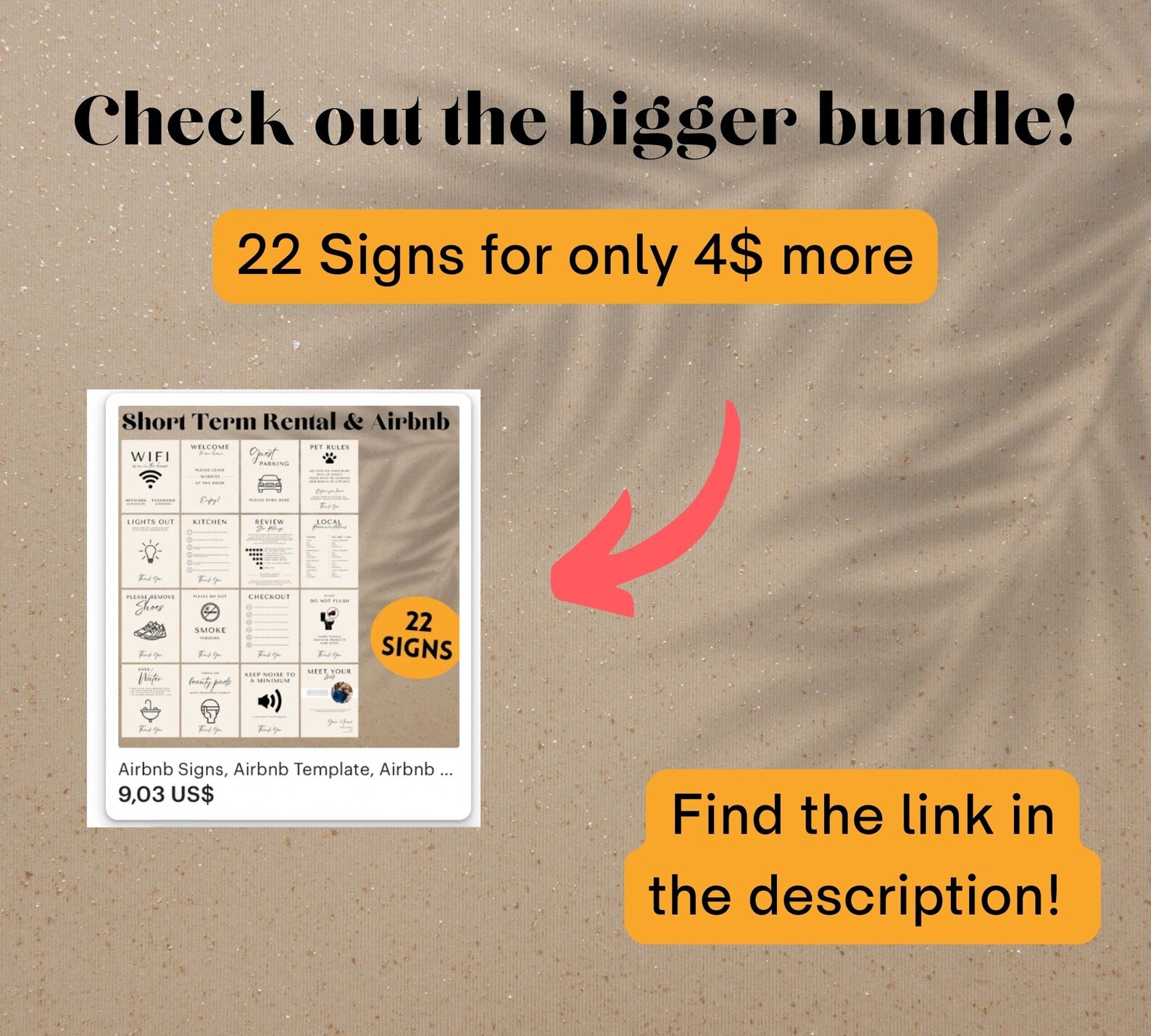 Airbnb Signs, Airbnb Template, Airbnb Templates, Airbnb Welcome Sign ...