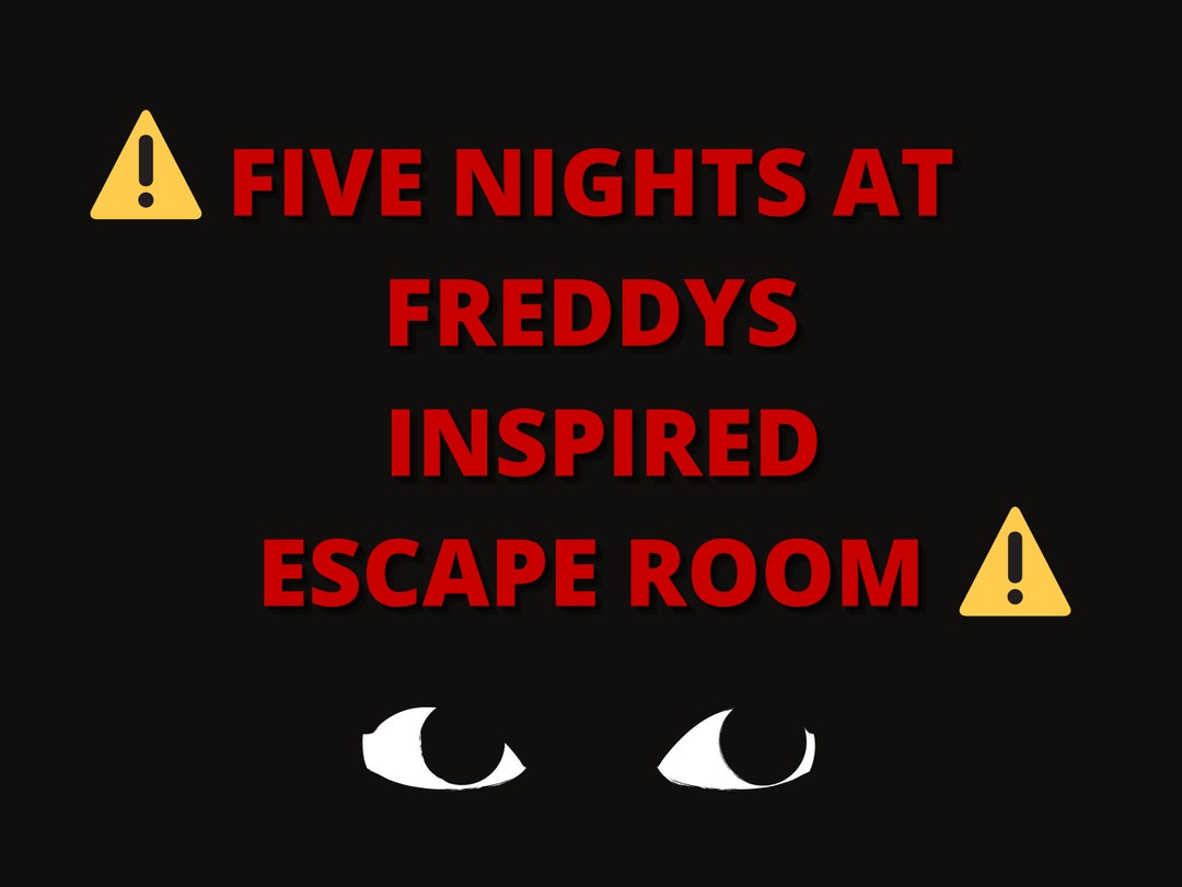 Five Nights at Freddys (FNAF) INSPIRED Virtual Escape Room! - Etsy