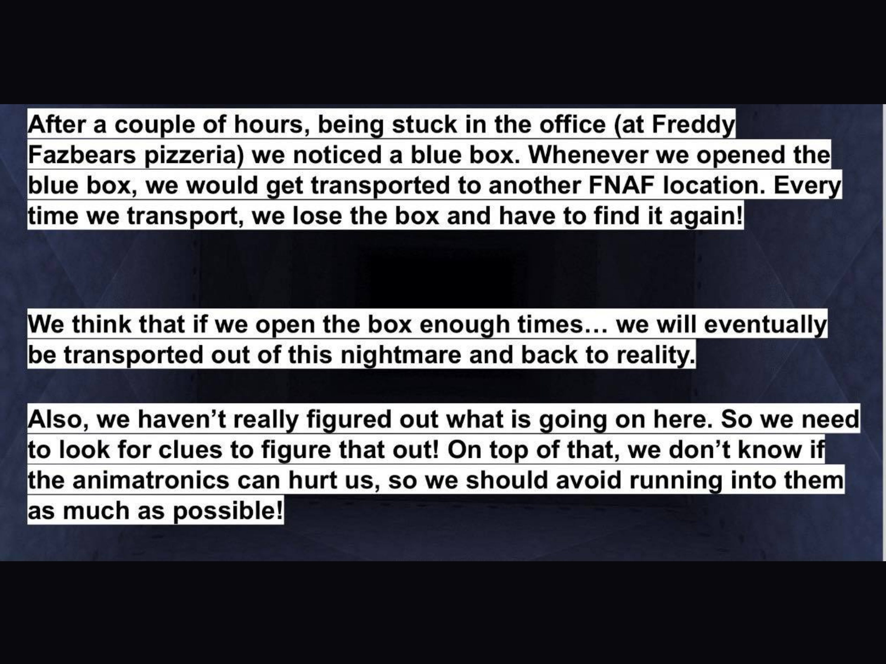 Five Nights at Freddys (FNAF) INSPIRED Virtual Escape Room! - Etsy