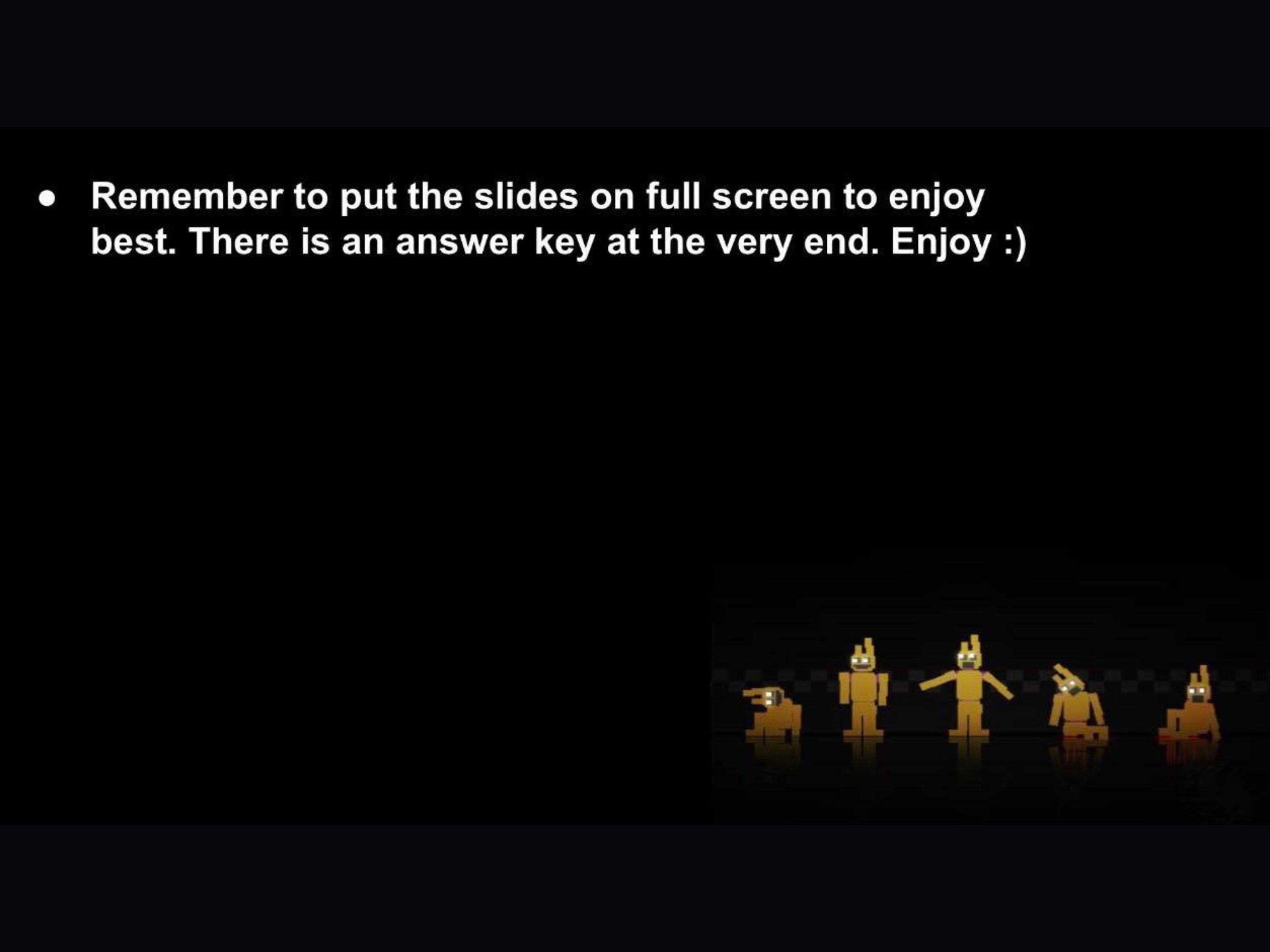 Five Nights at Freddys (FNAF) INSPIRED Virtual Escape Room! - Etsy