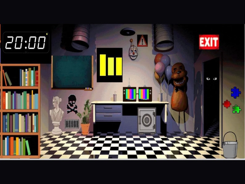 Five Nights at Freddys FNAF INSPIRED Virtual Escape Room - Etsy Australia