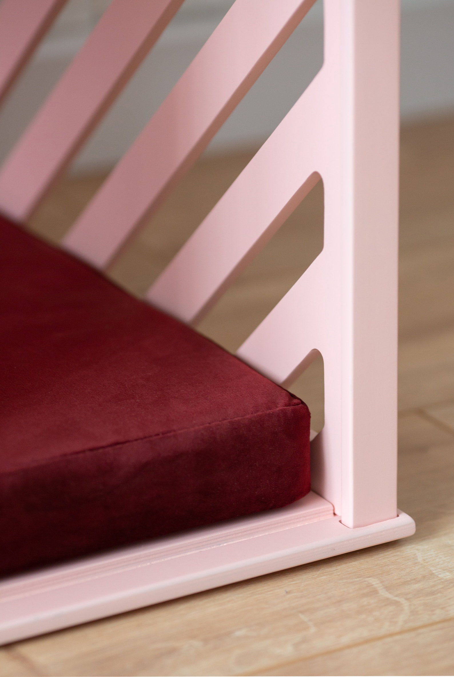 Pink Modern Dog Kennel With Sliding Door: Wooden Dog Crate - Etsy