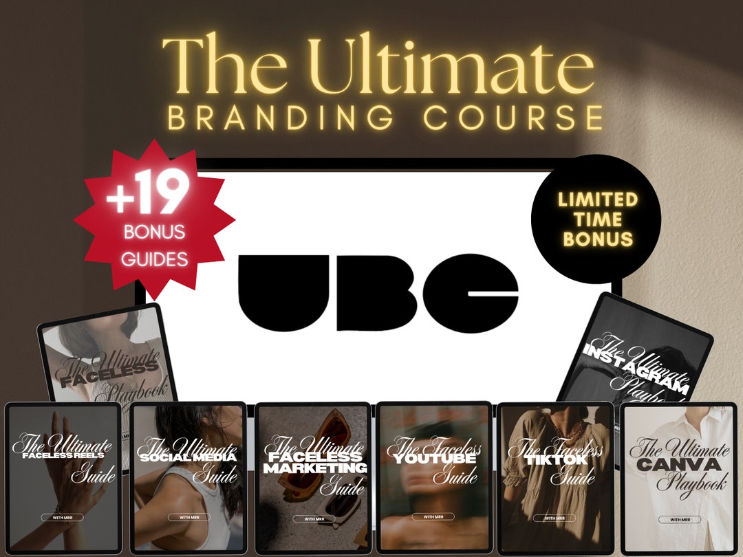 UBC Ultimate Branding Course, MRR, Social Media Course, Master Resell ...