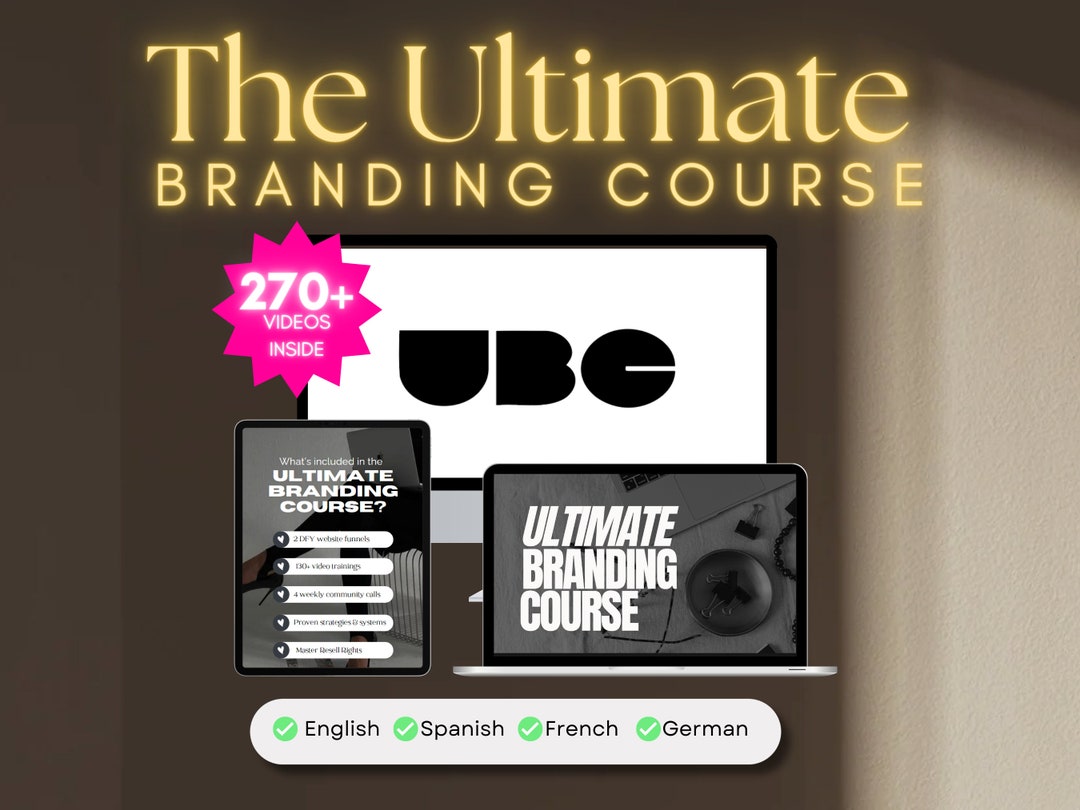 UBC Ultimate Branding Course, MRR, Social Media Course, Master Resell ...