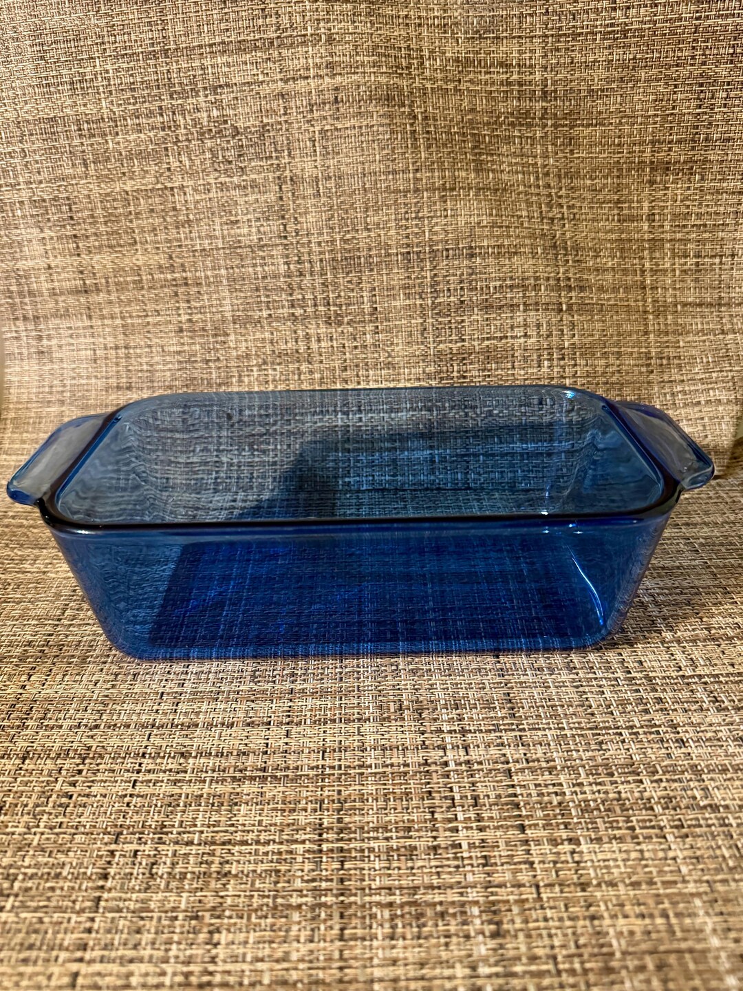 Cobalt Blue Glass PYREX 213 R Loaf Pan Baking Dish Bread Pan 1.5 Quart ...