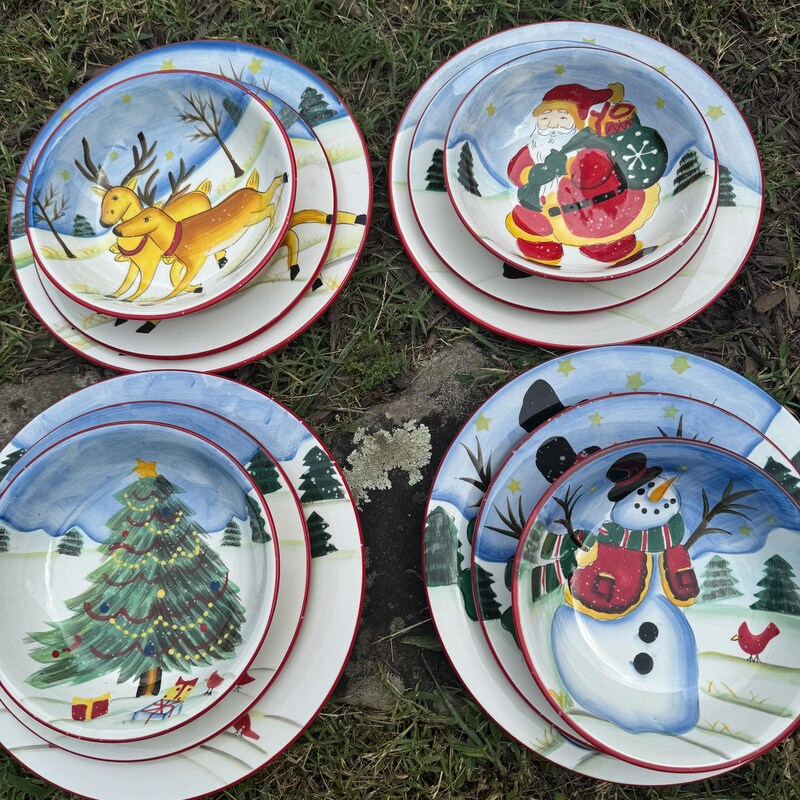 Christmas Dinnerware - Etsy