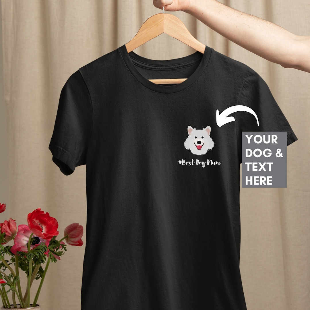 Personalized Dog Shirt, Custom Dog T Shirts for Humans, Dog Lover Gift ...