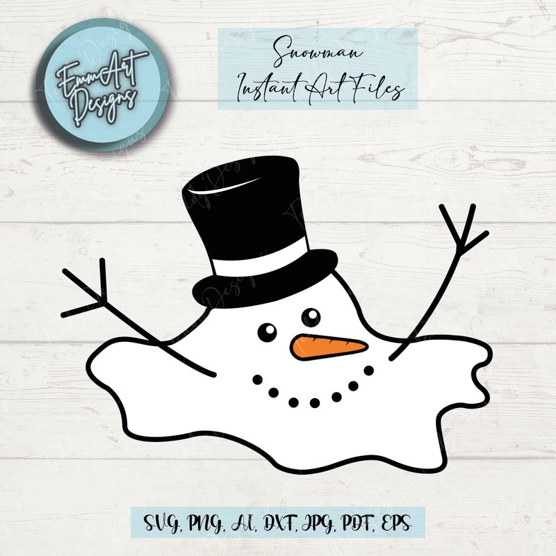 Snowman Hat Svg - Etsy