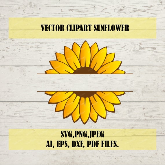 Sunflower Instant Download Digital Download Flower Digital | Etsy