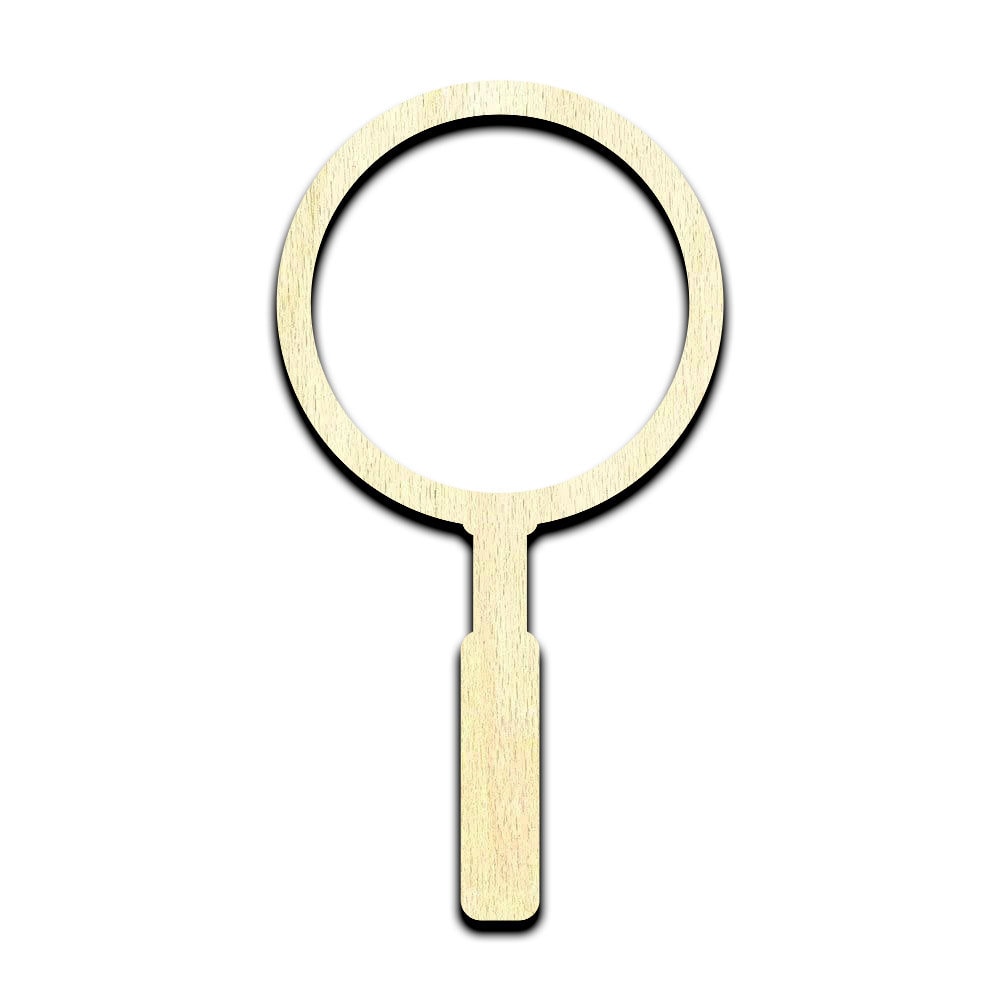 Magnifying Glass Laser Cut Out Unfinished Wood Shape Craft | Etsy