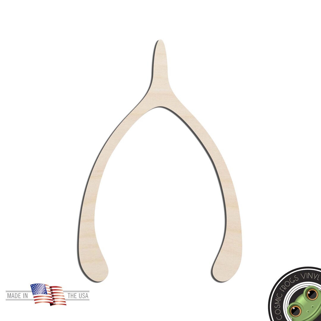 Wishbone Laser Cut Out Unfinished Wood Shape Craft - Etsy