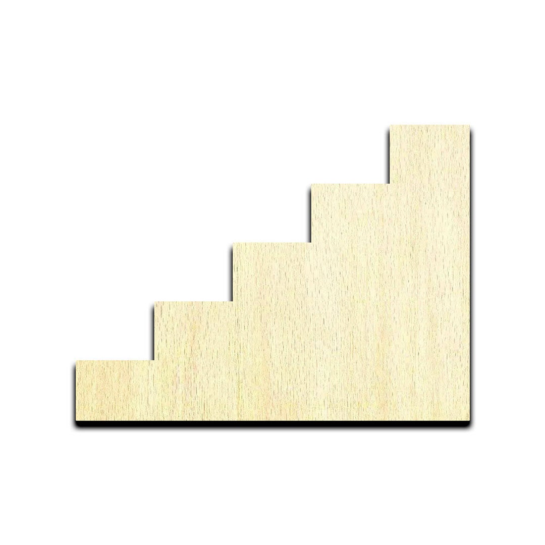Steps Laser Cut Out Unfinished Wood Shape Craft Supply - Etsy
