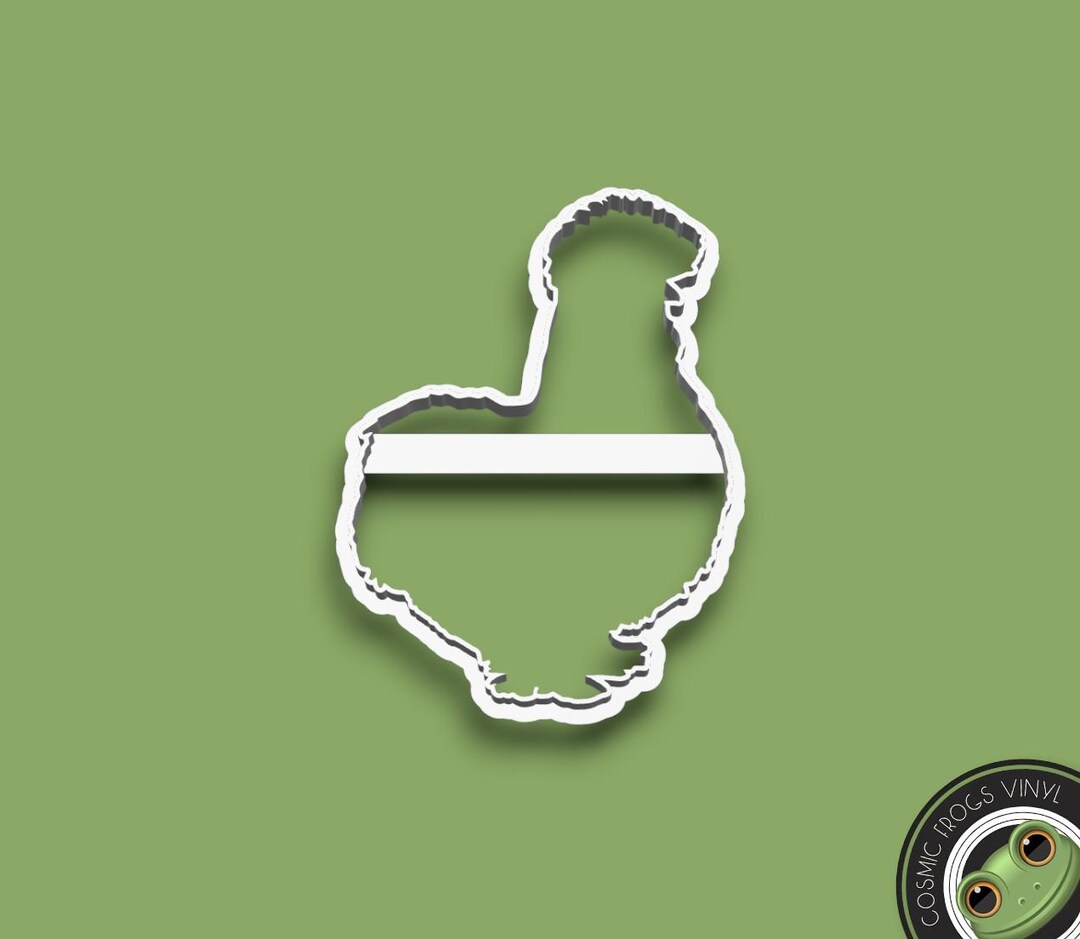 Silkie Chicken Shaped Cookie Cutter - Etsy