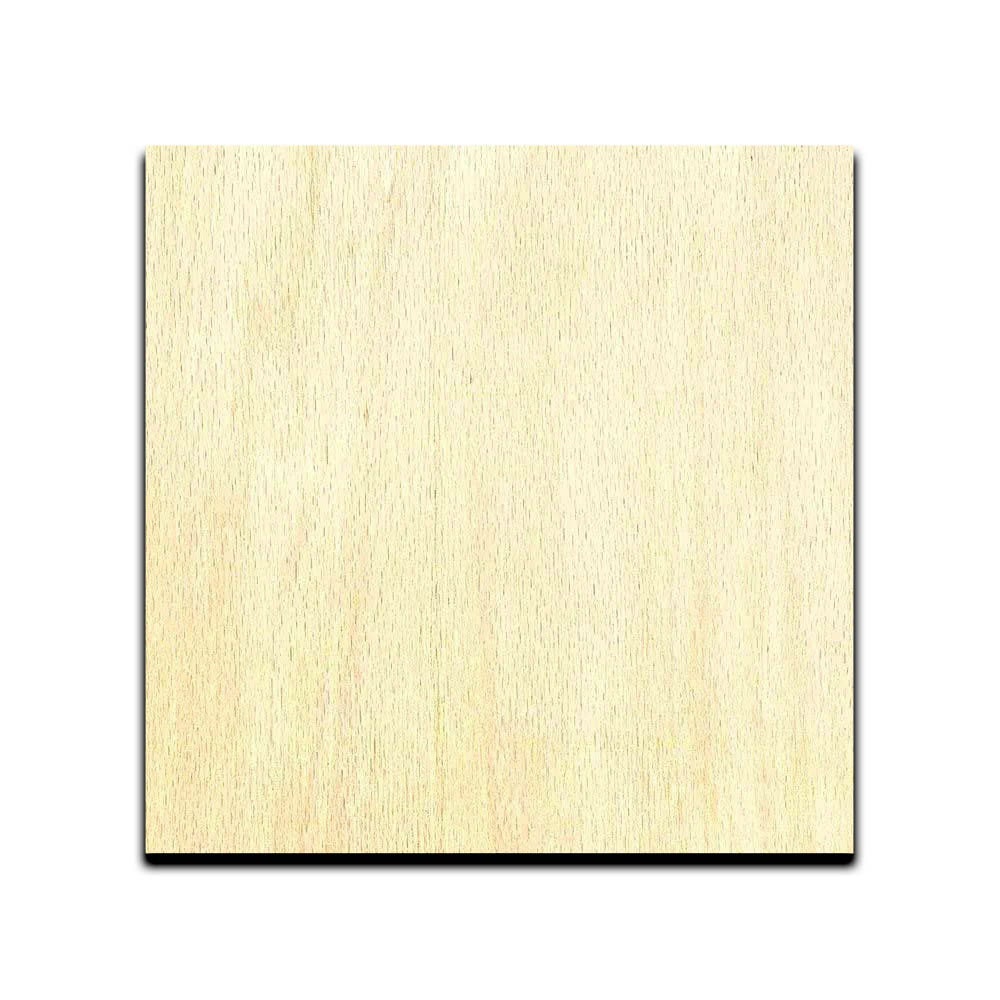 Square Laser Cut Out Unfinished Wood Shape Craft Supply | Etsy
