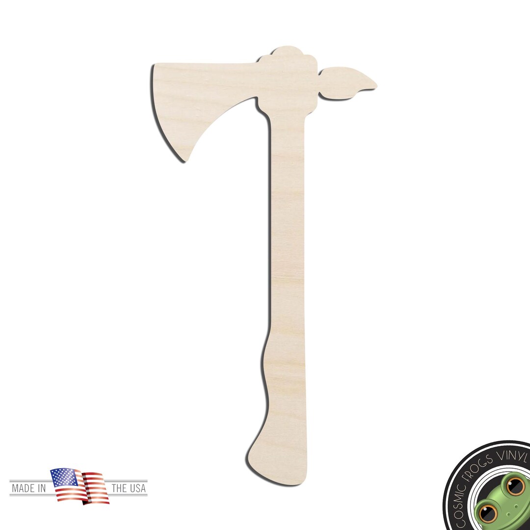 Tomahawk Laser Cut Out Unfinished Wood Shape Craft Supply - Etsy