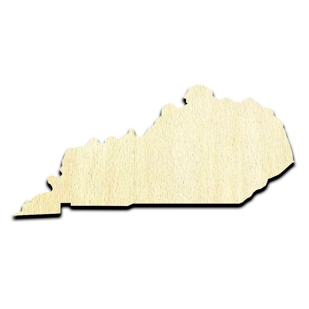 Kentucky State Laser Cut Out Unfinished Wood Shape Craft - Etsy