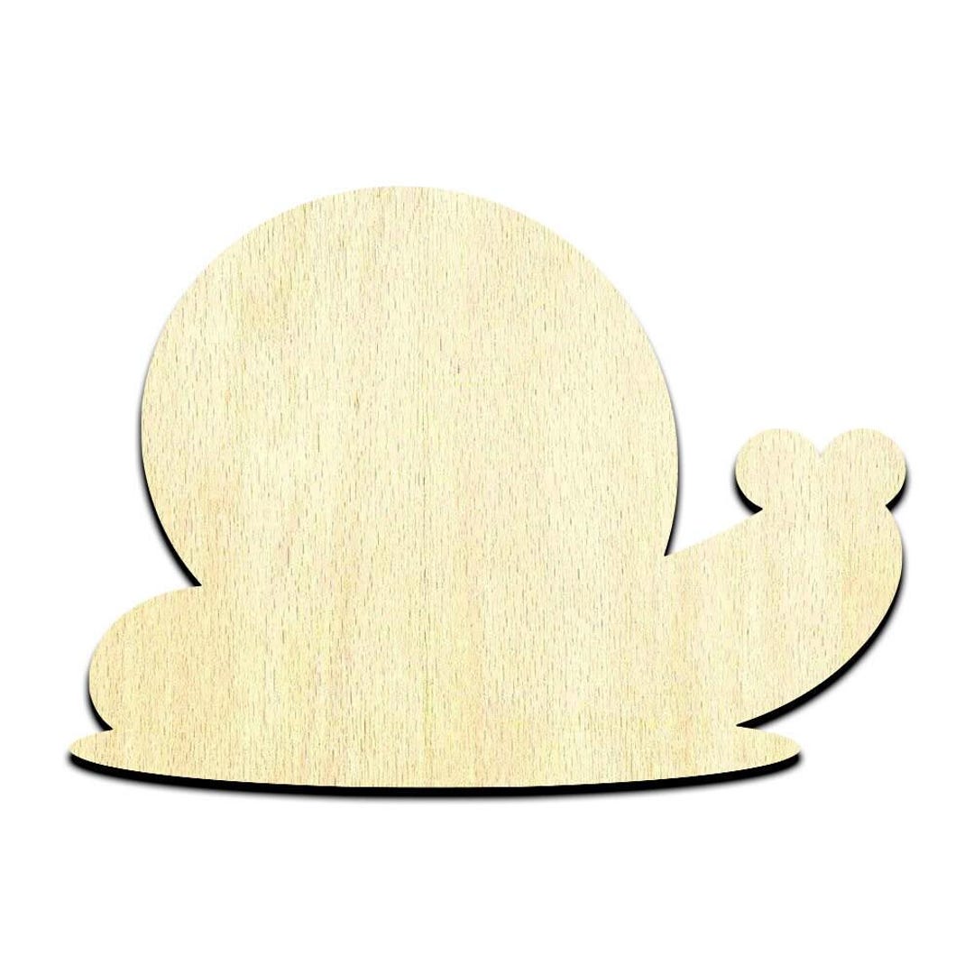 Snail Cartoon Laser Cut Out Unfinished Wood Shape Craft Supply - Etsy