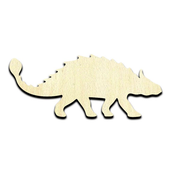 Ankylosaurus Dinosaur Laser Cut Out Unfinished Wood Shape | Etsy
