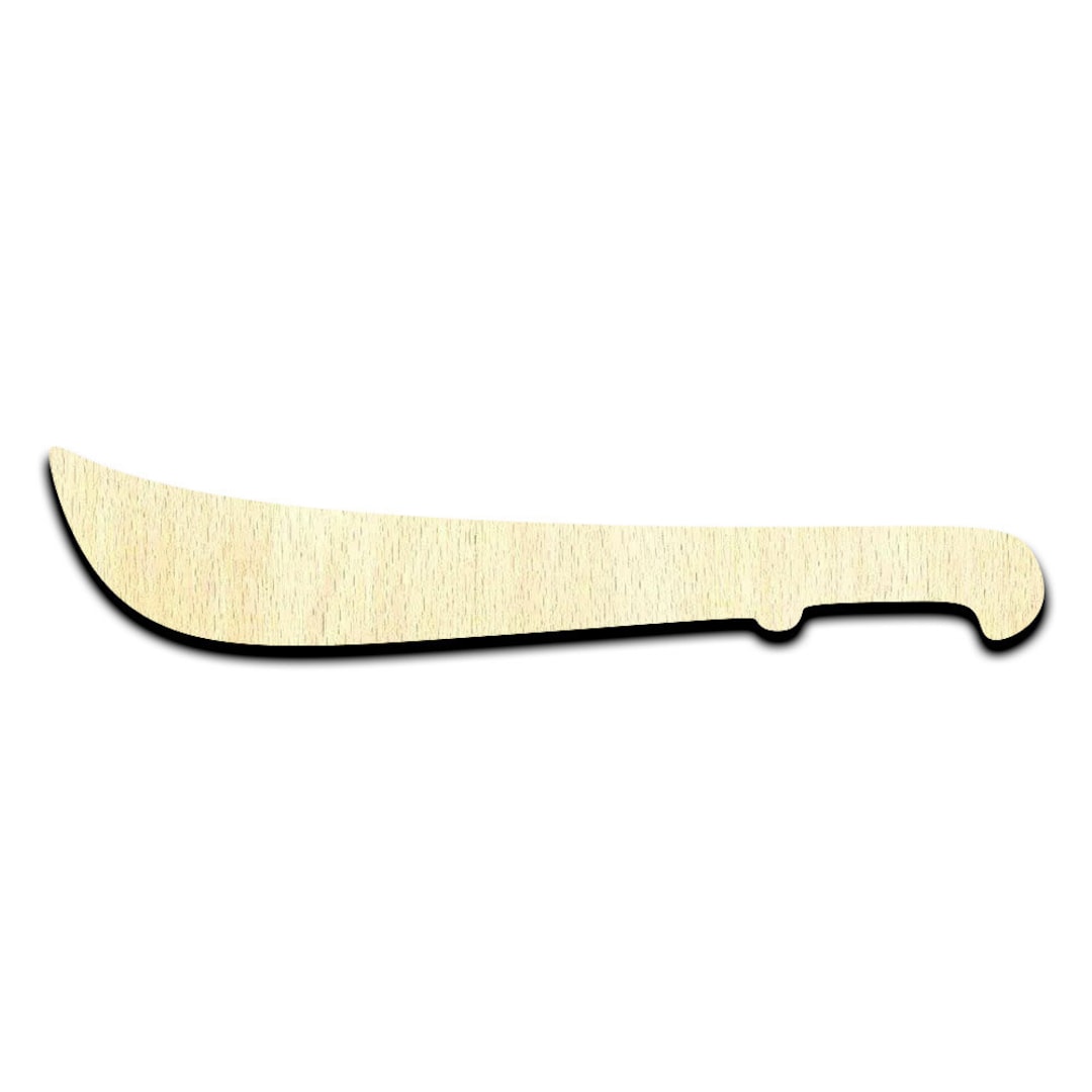 Machete Laser Cut Out Unfinished Wood Shape Craft Supply - Etsy